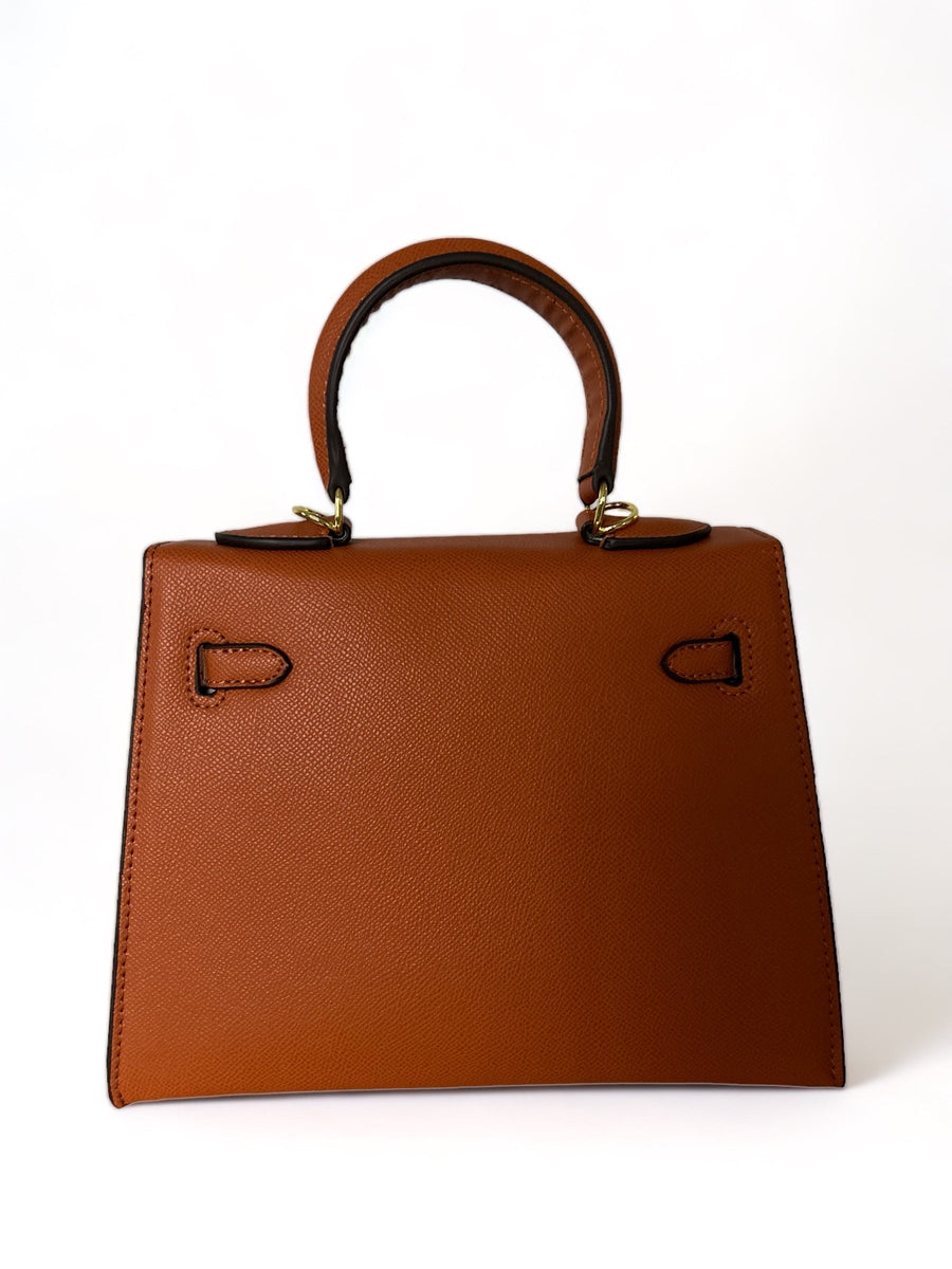 Brown Leah Vegan Leather Purse